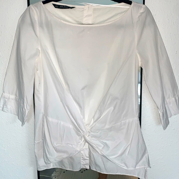 Zara | Tops | Zara Basic White Shirt | Poshmark